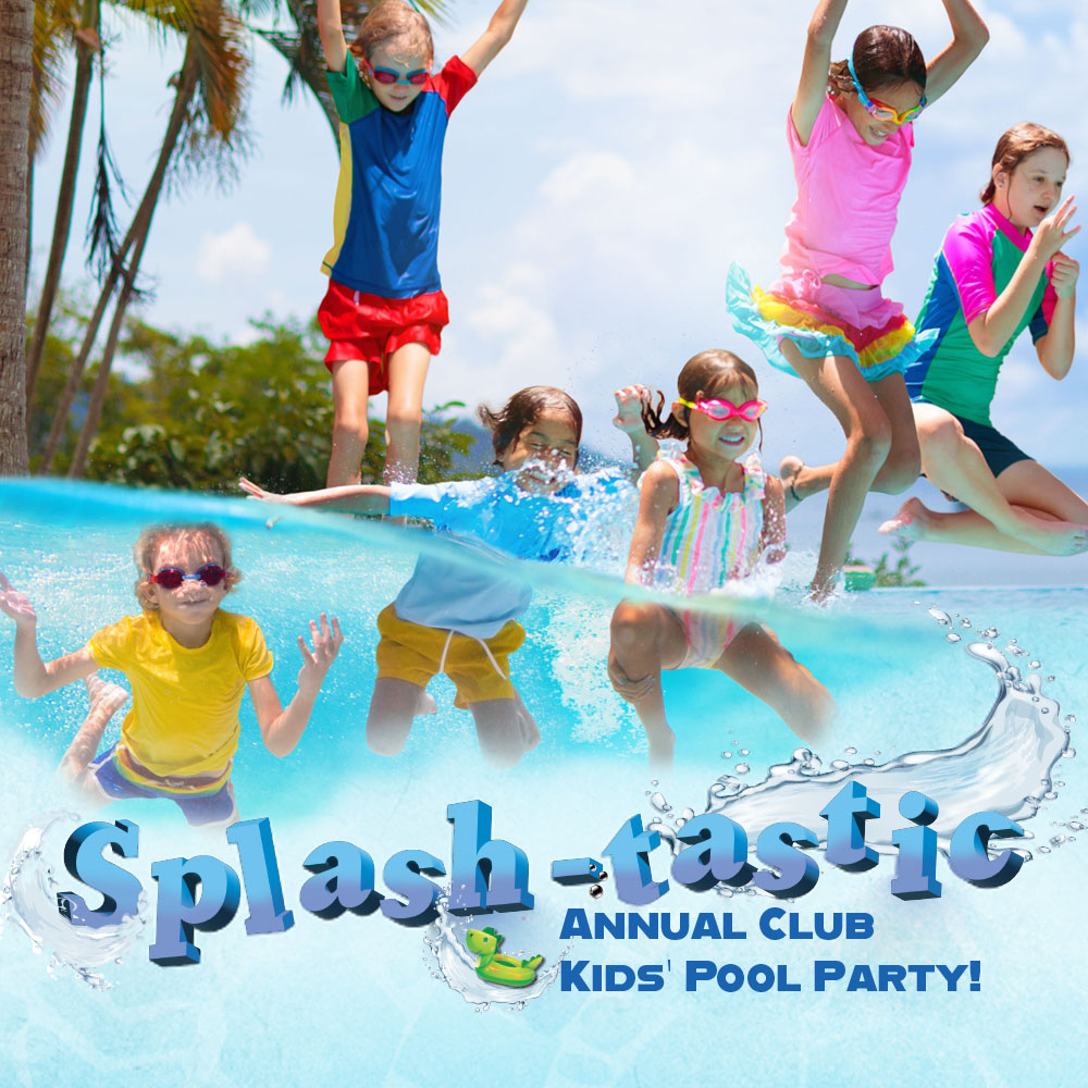 Splash-tastic Annual Club Kids’ Pool Party!-Events